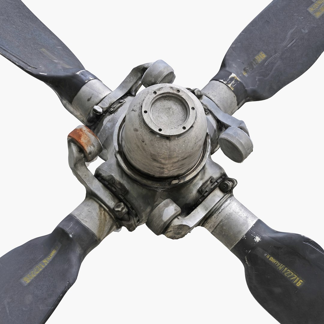 3D Scan Plane Propeller Model - TurboSquid 1964341
