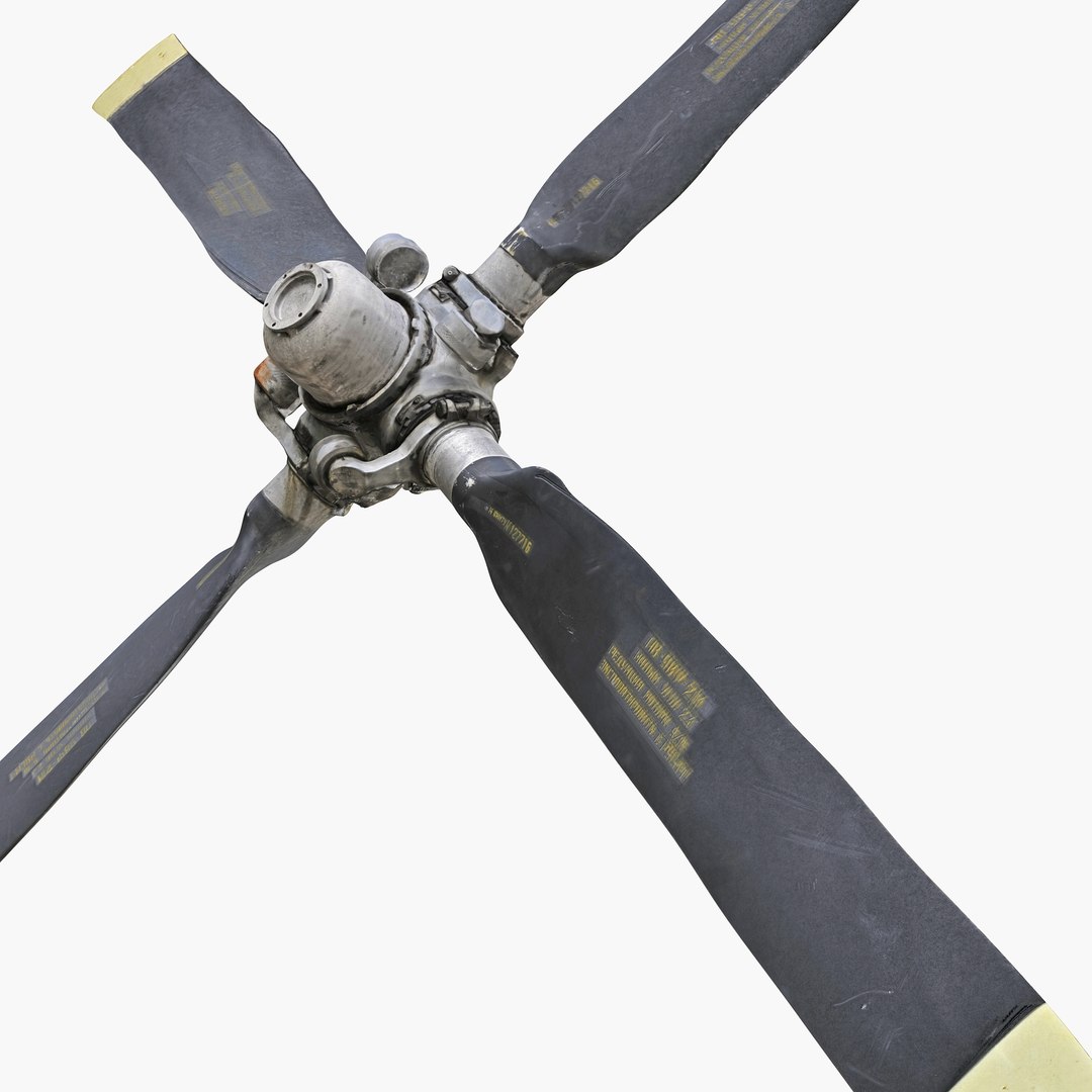 3D Scan Plane Propeller Model - TurboSquid 1964341