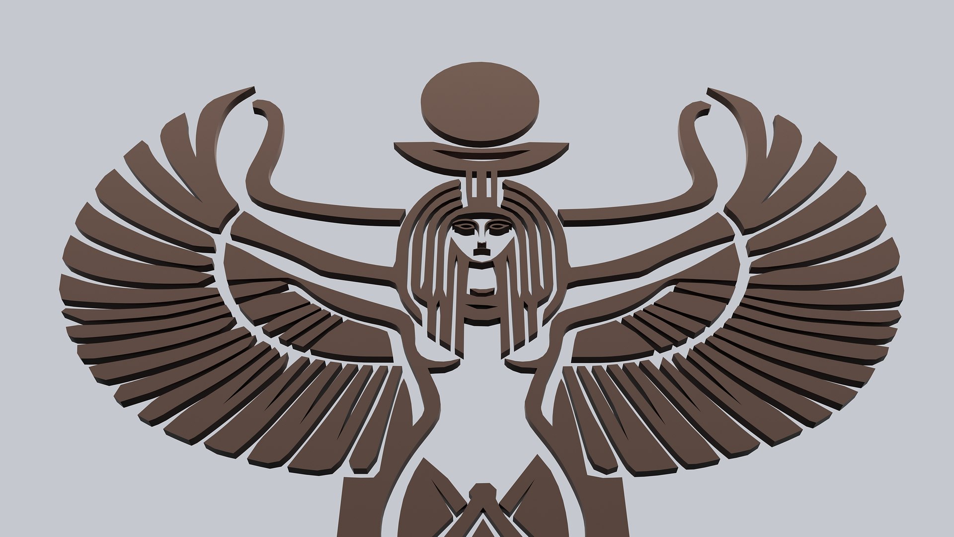 3D Egyptian Symbols - 060 - Topology - TurboSquid 2494213