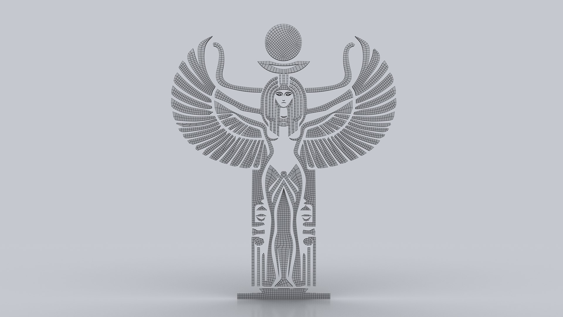 3D Egyptian Symbols - 060 - Topology - TurboSquid 2494213