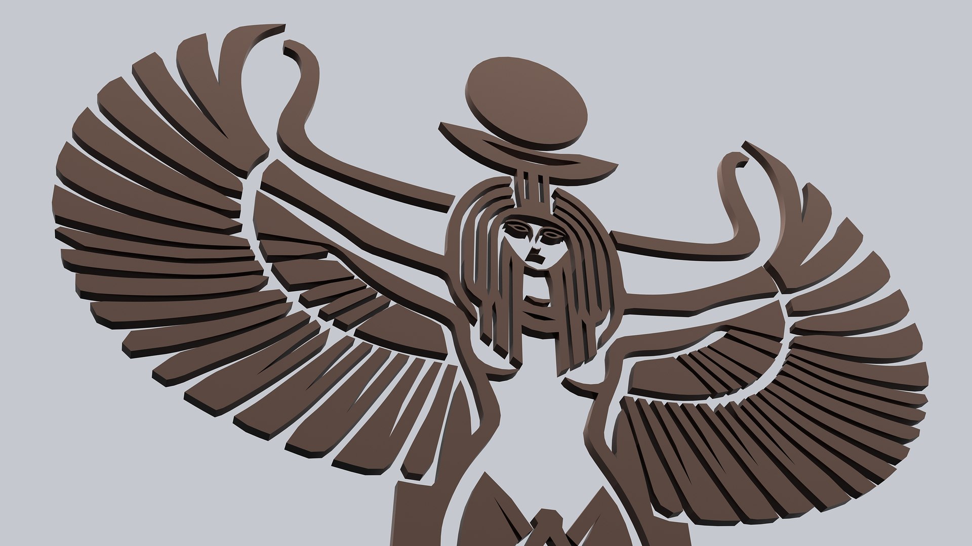 3D Egyptian Symbols - 060 - Topology - TurboSquid 2494213