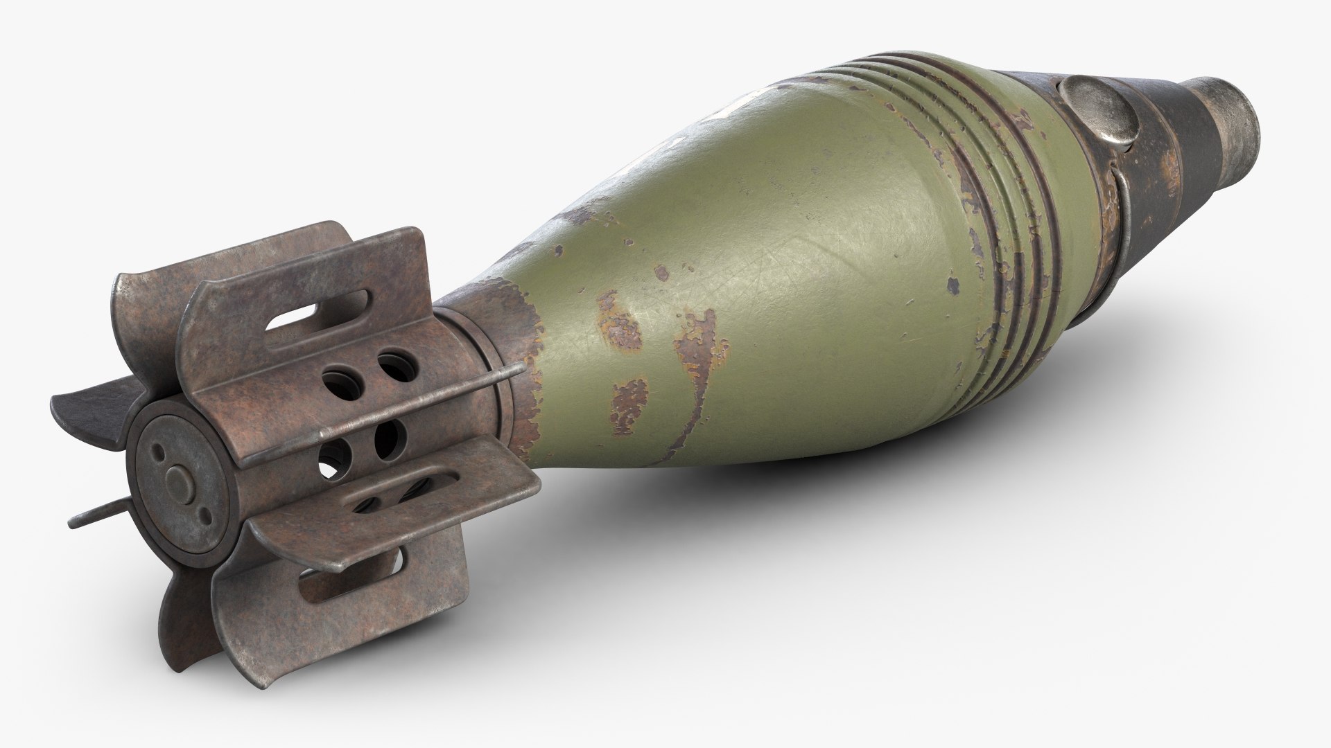 3D Model 60 Mm Mortar Projectile - TurboSquid 1883673