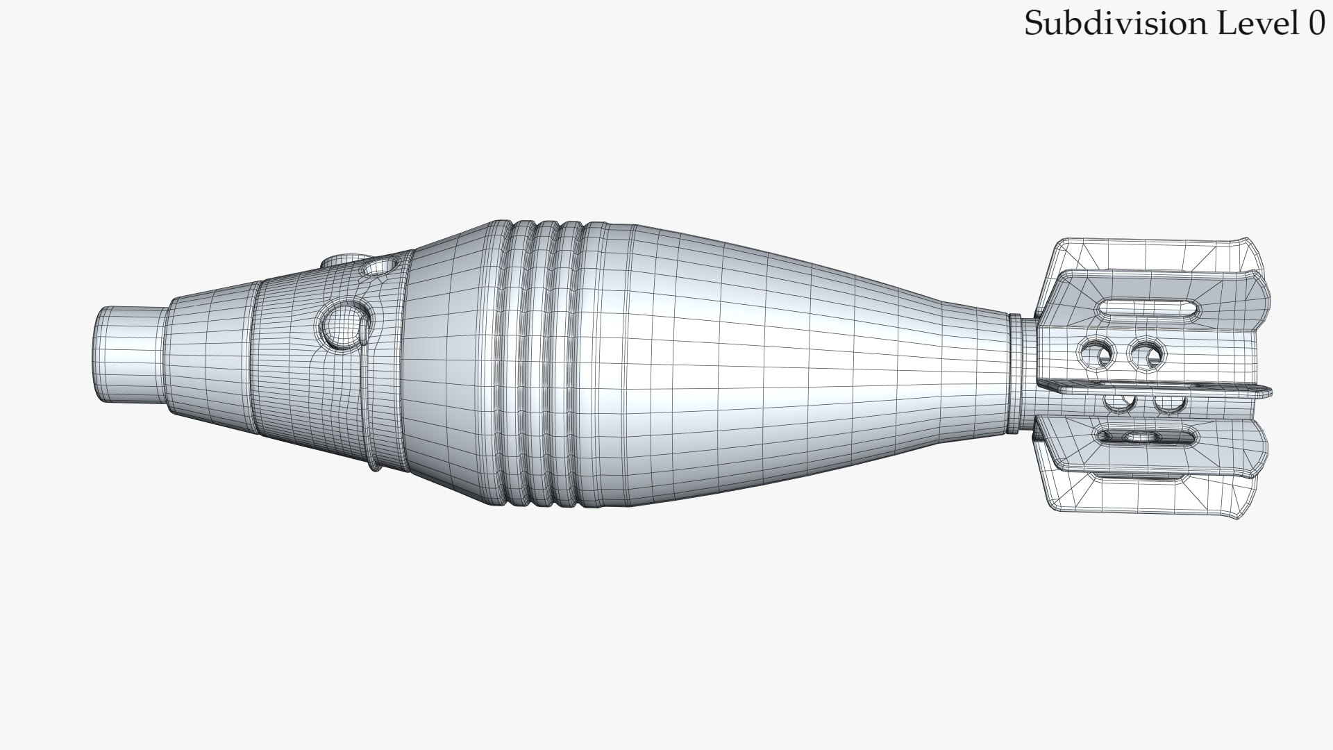 3D Model 60 Mm Mortar Projectile - TurboSquid 1883673