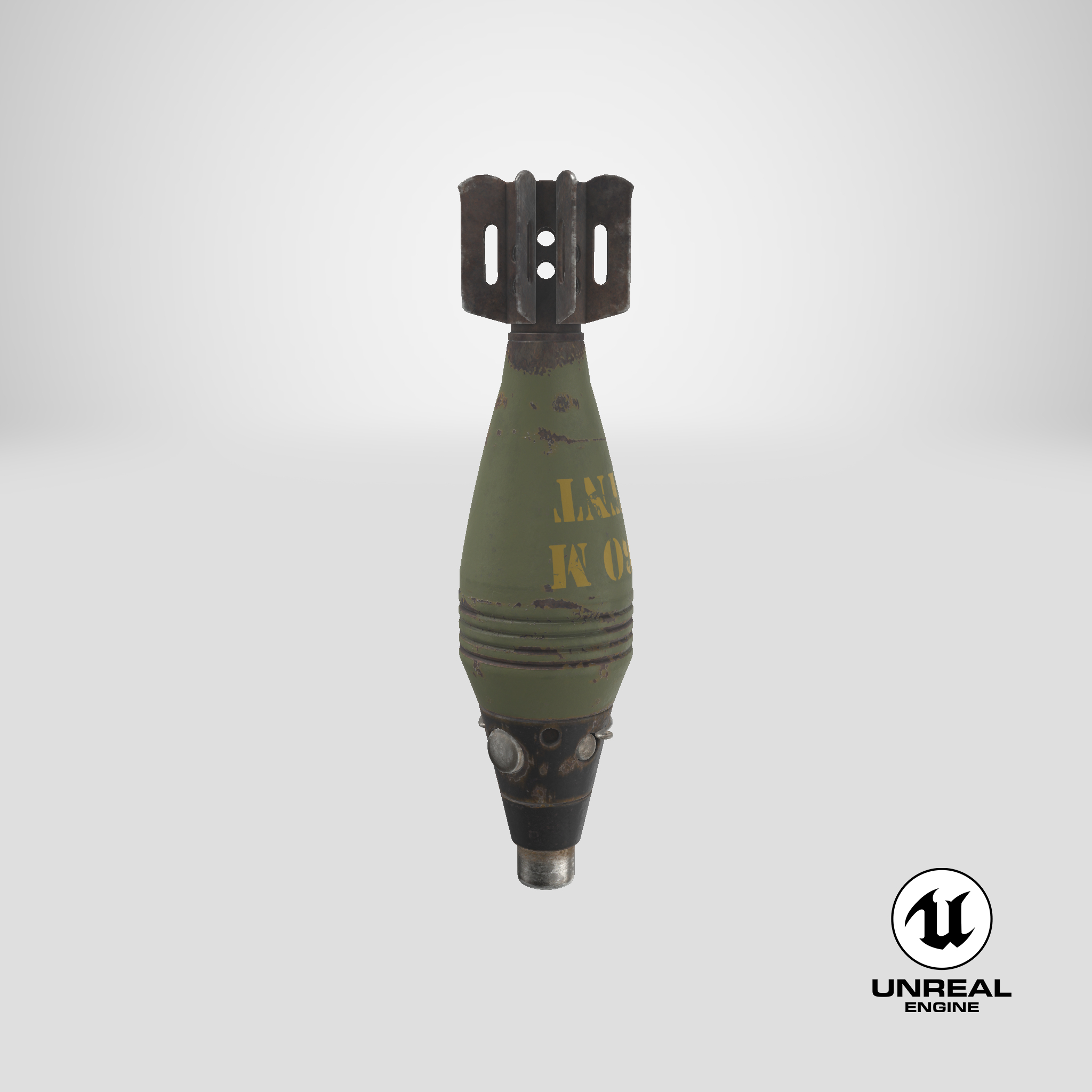 3D model 60 mm Mortar Projectile - TurboSquid 1883673