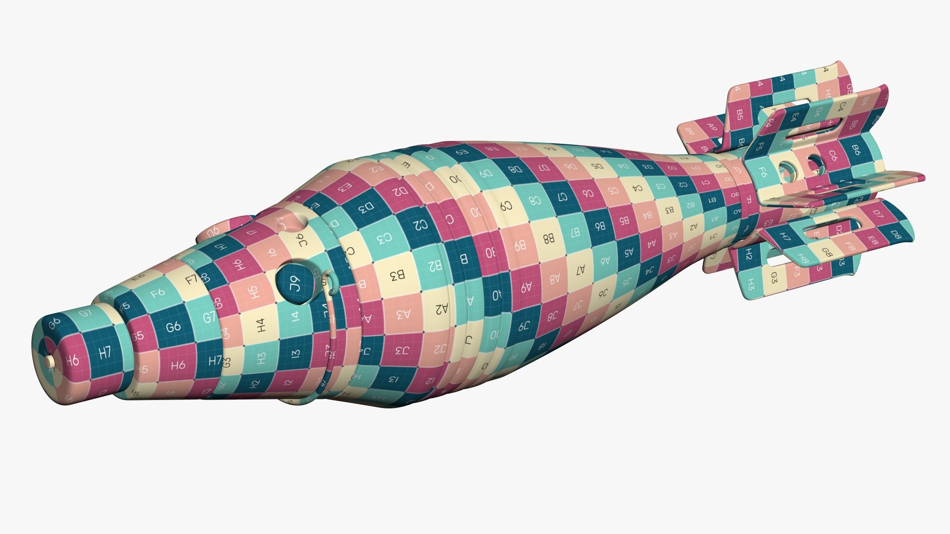 3D Model 60 Mm Mortar Projectile - TurboSquid 1883673