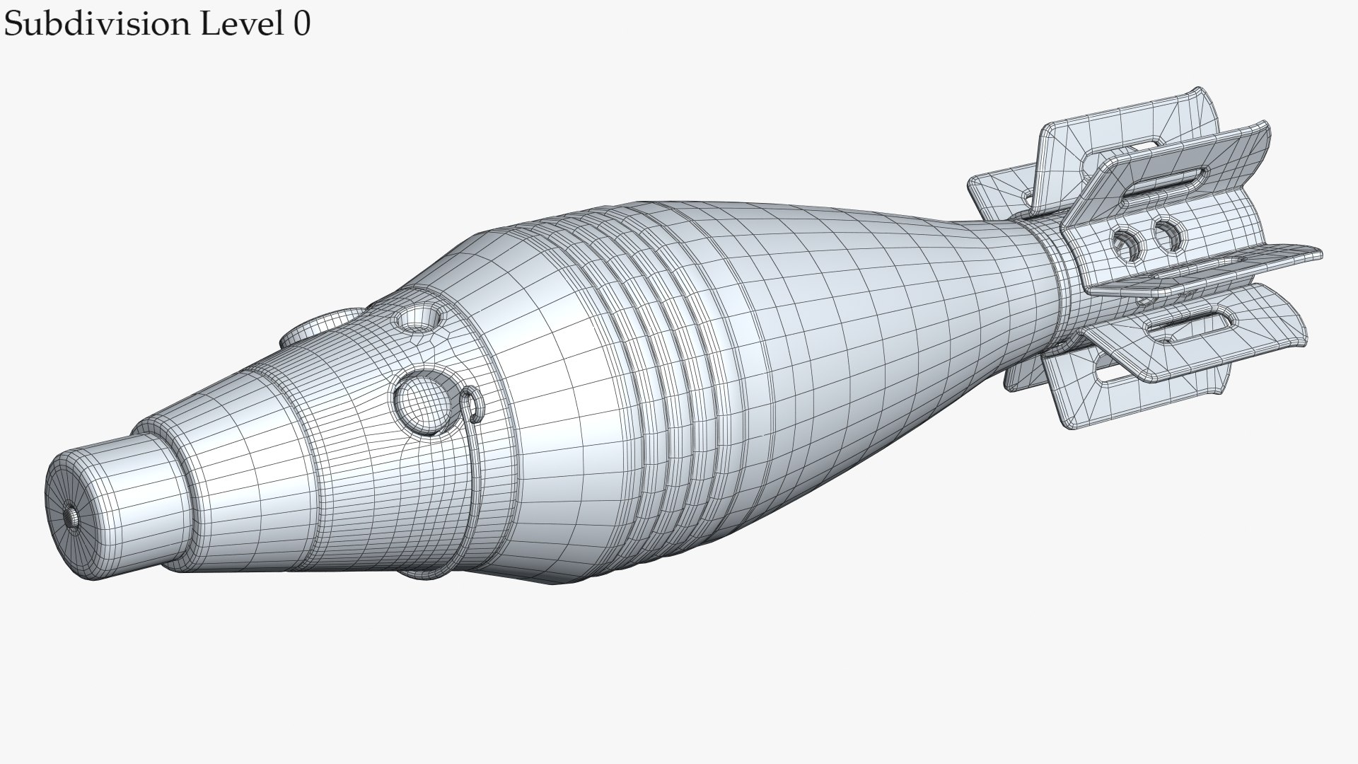 3D Model 60 Mm Mortar Projectile - TurboSquid 1883673