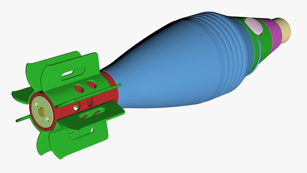 3D model 60 mm Mortar Projectile - TurboSquid 1883673