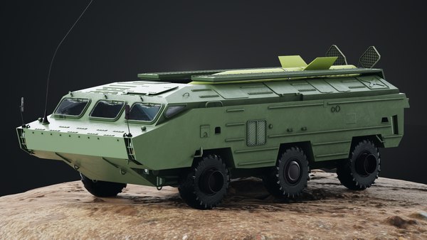 OTR-21 Tochka-U Missile Launch System With Missile Modelo 3D ...