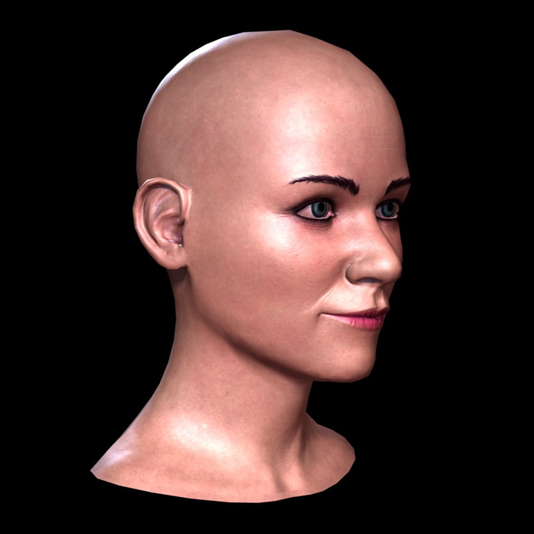 3d Woman Head