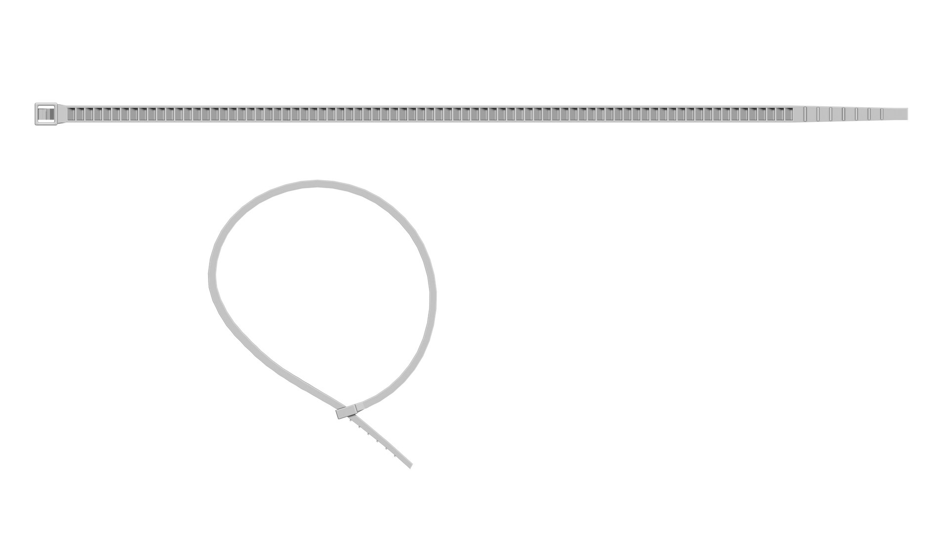 Cable Tie 3D Model - TurboSquid 2190458