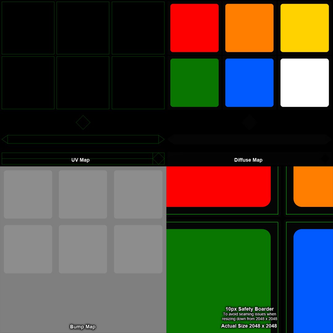 Rubiks Cube S 3d Model