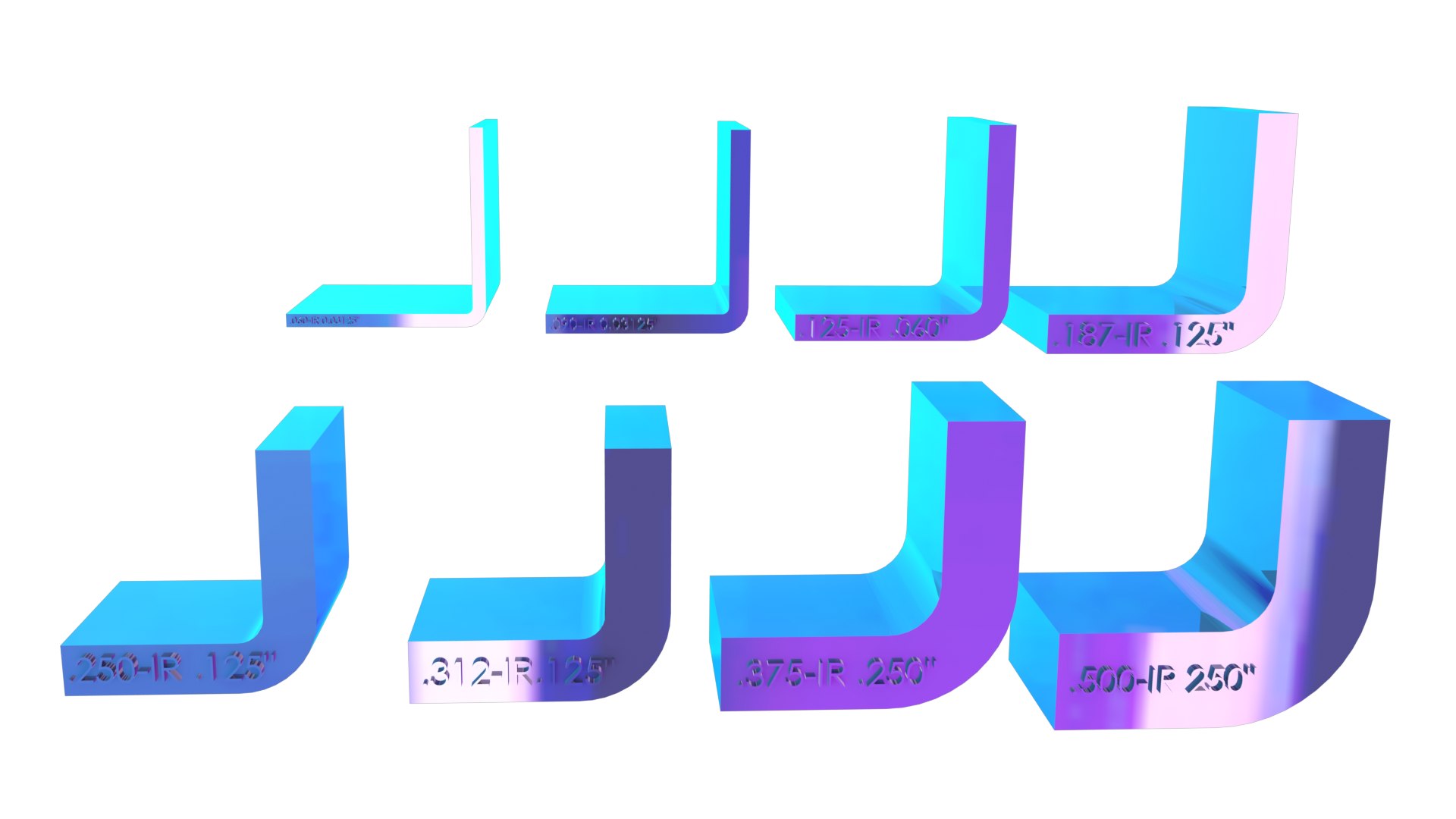 3D Model 90 DEGREE BENDS PACK 3D Model - TurboSquid 2330524