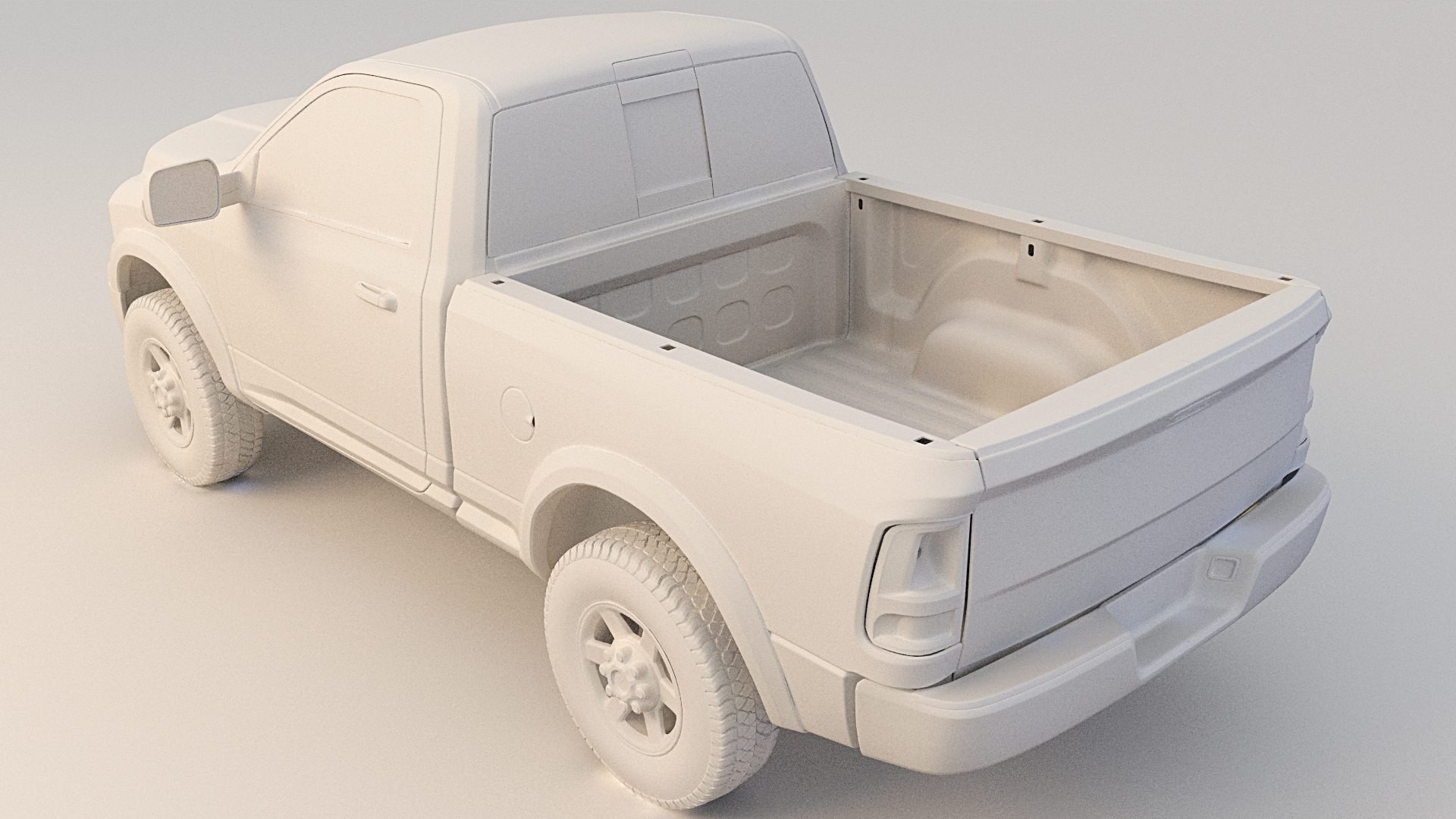 3D Pickup Ram 1500 Model - TurboSquid 1529234