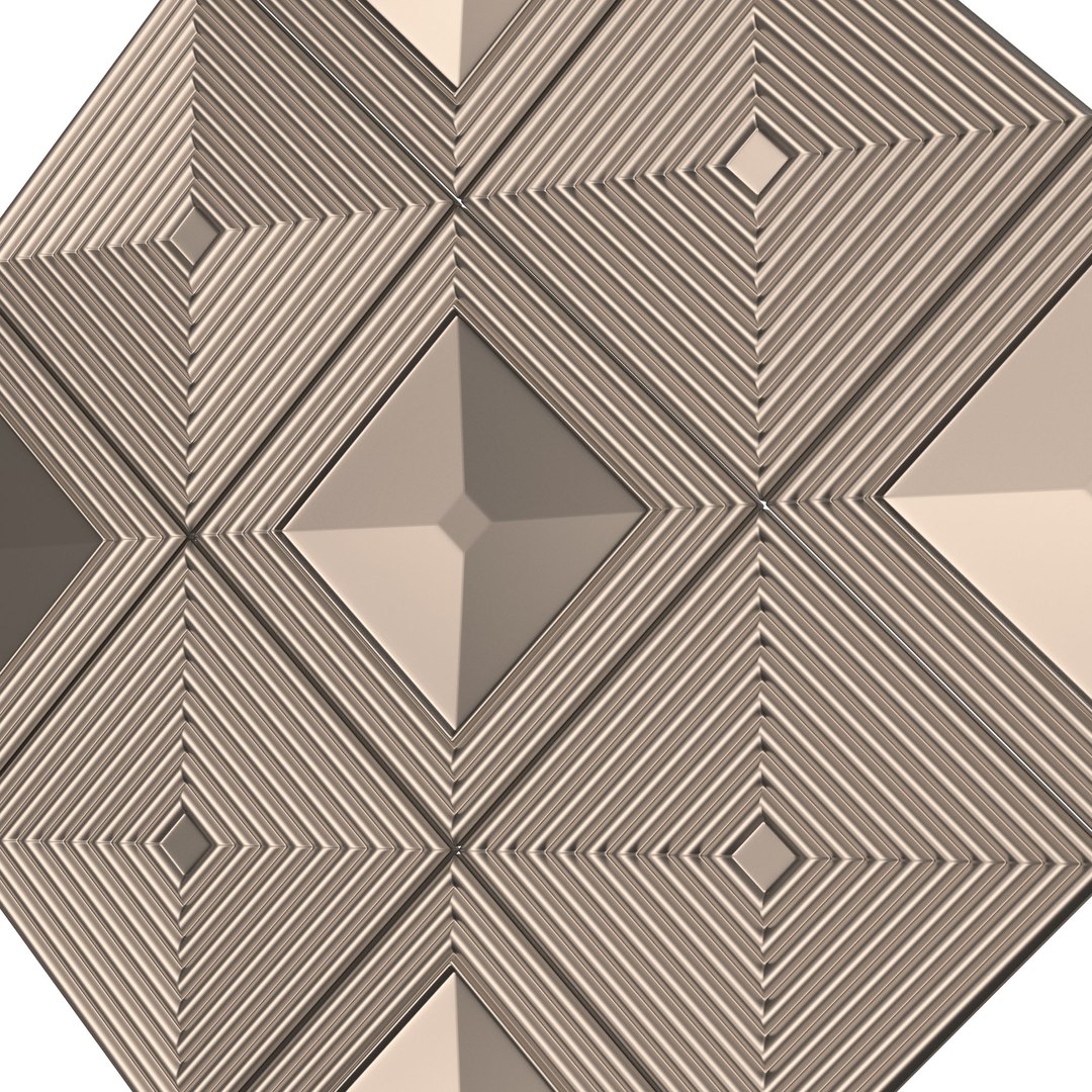 Parametric Decorative Panel 03 Chrome 3D Model - TurboSquid 2138183