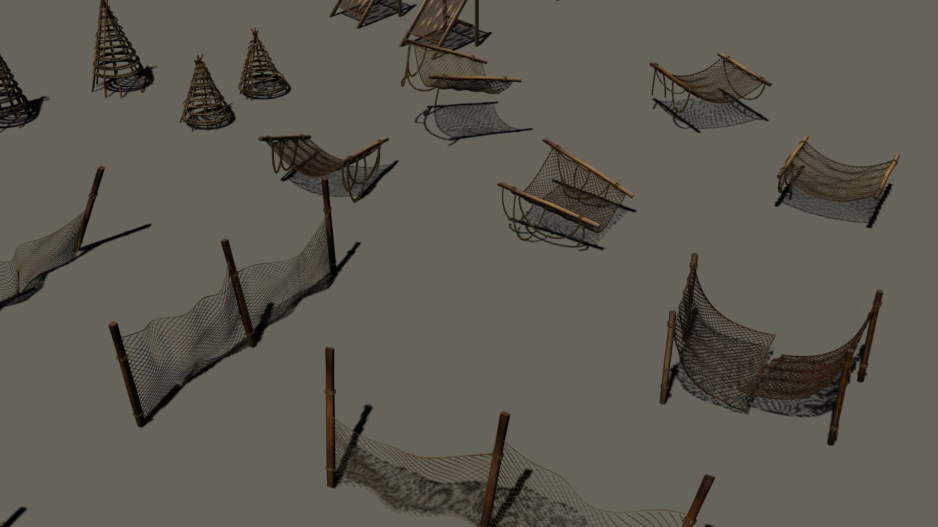 3D Fishing Net - TurboSquid 1987878