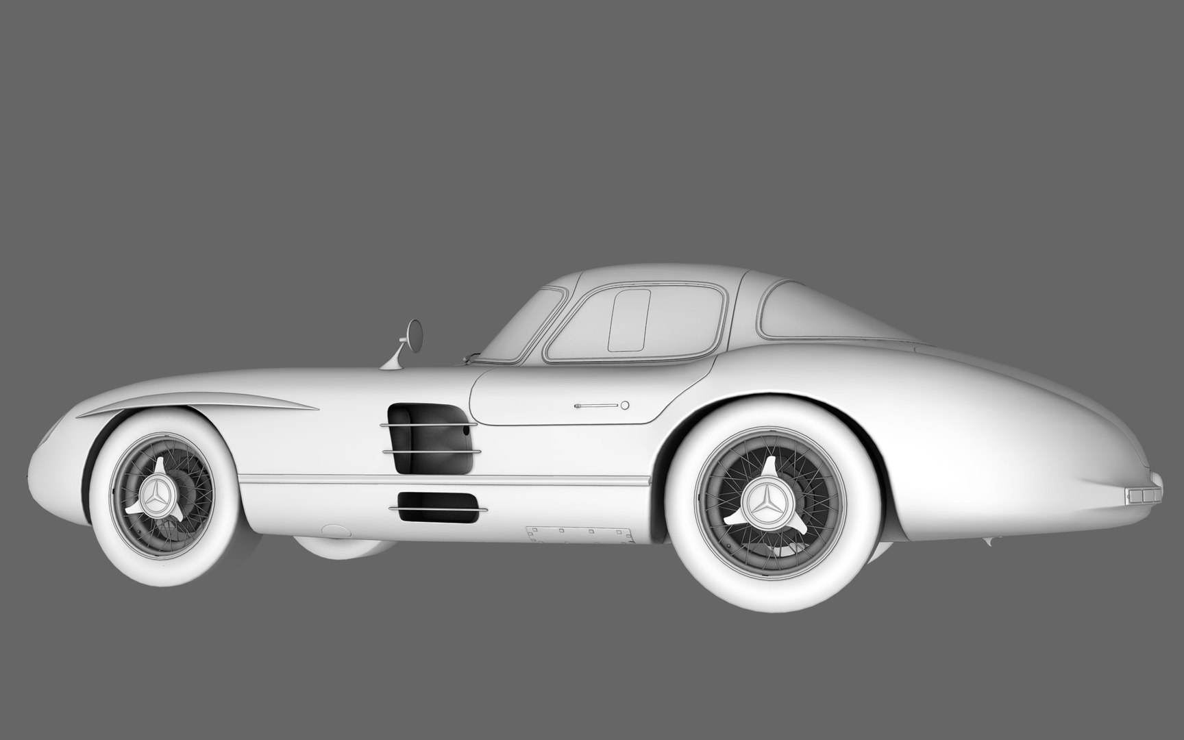 3d Mercedes Benz Slr 300