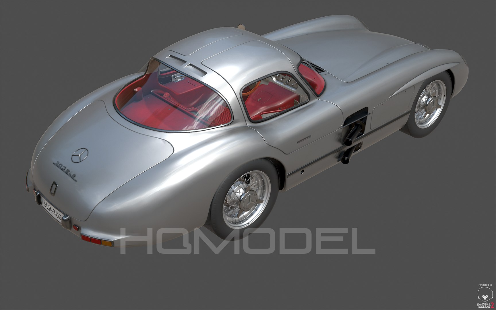 3d Mercedes Benz Slr 300
