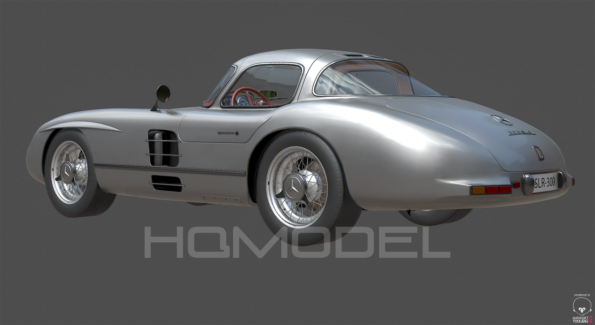 3d Mercedes Benz Slr 300
