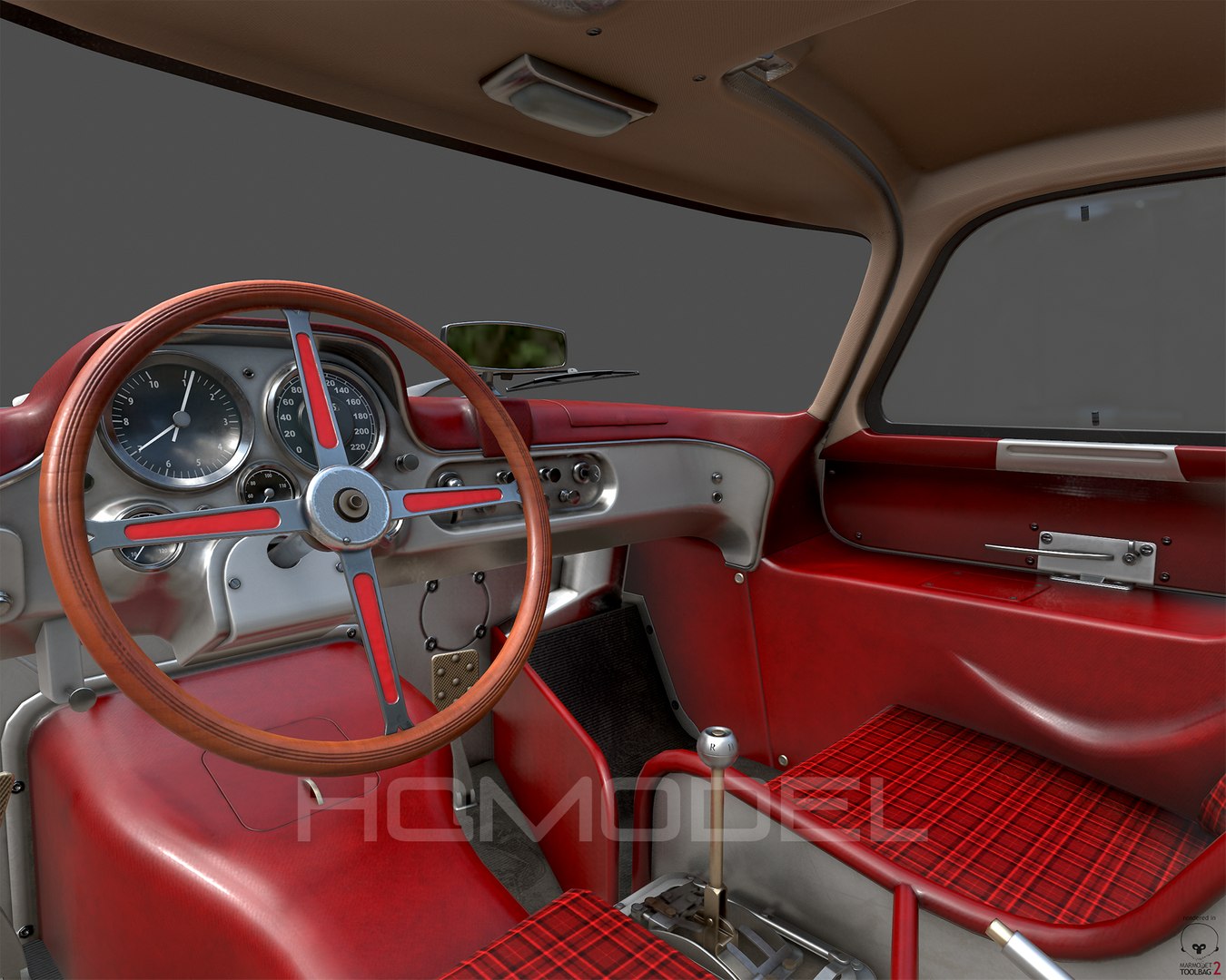 3d Mercedes Benz Slr 300