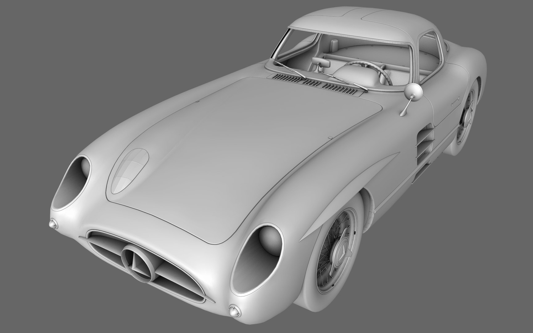 3d Mercedes Benz Slr 300