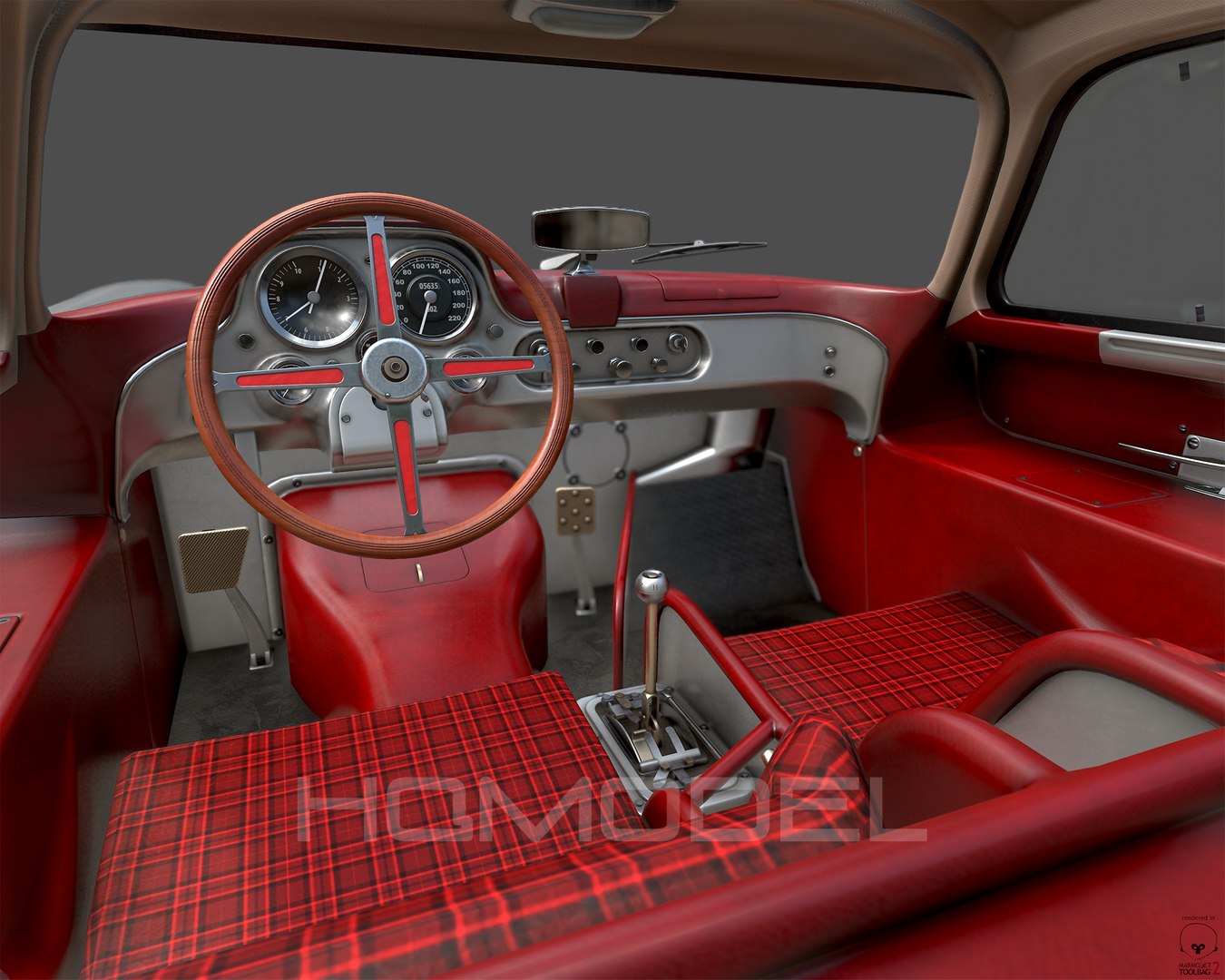 3d Mercedes Benz Slr 300