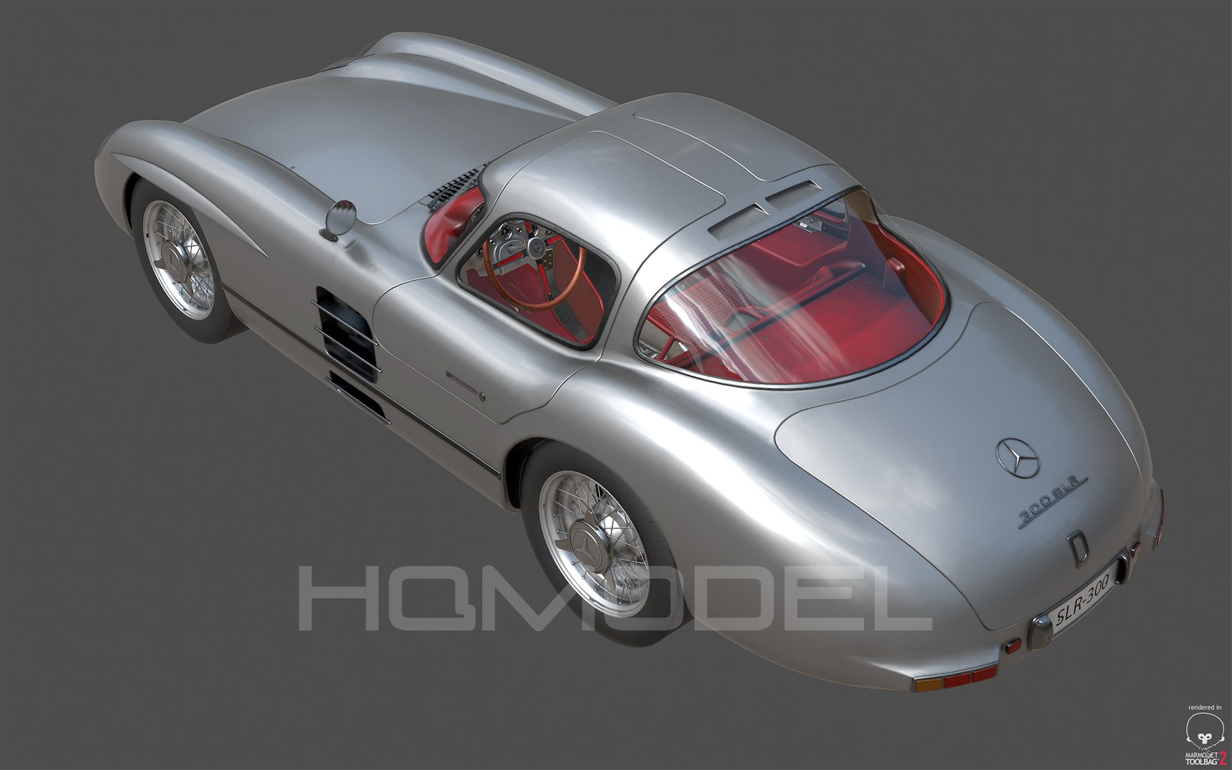 3d Mercedes Benz Slr 300