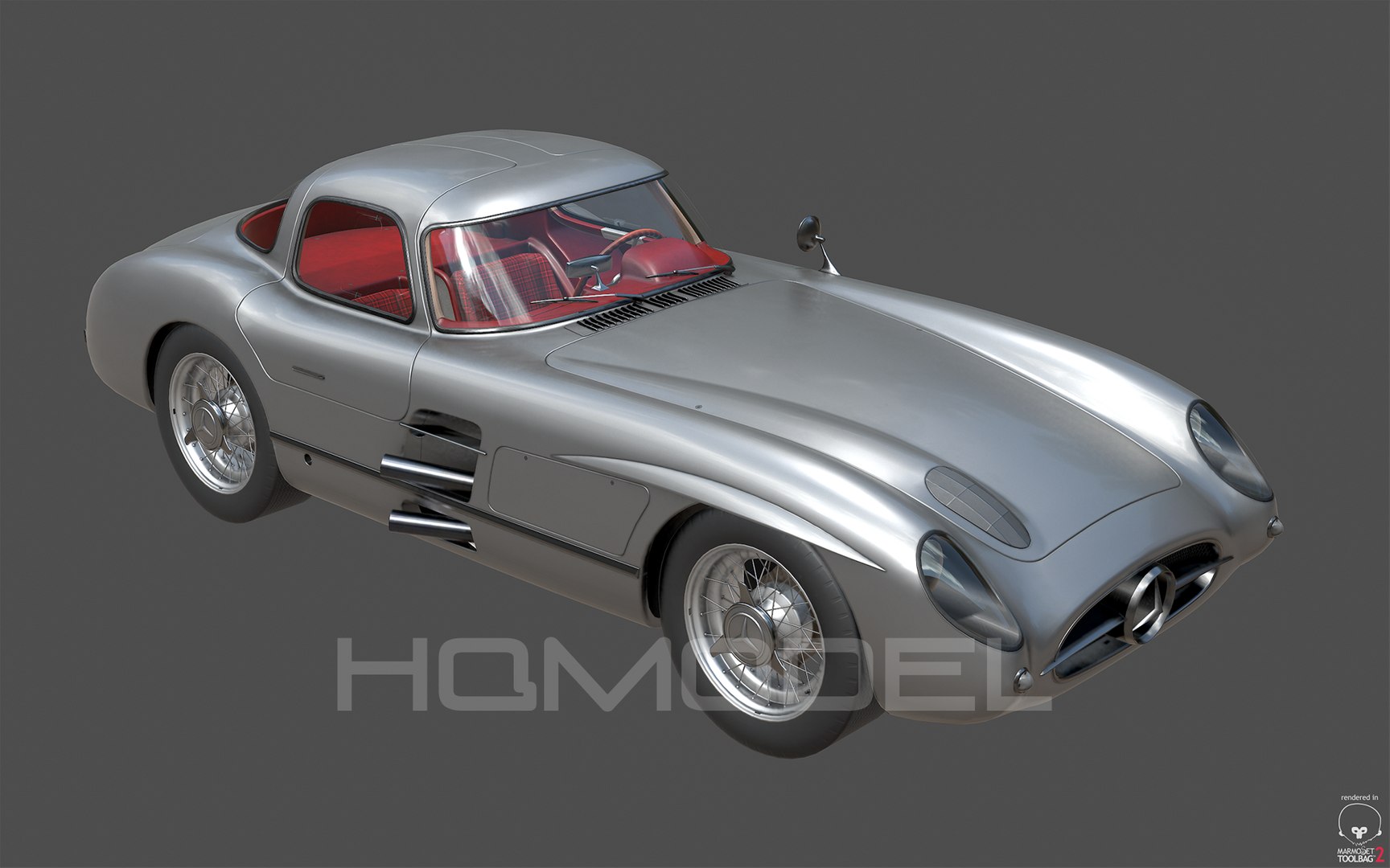 3d Mercedes Benz Slr 300