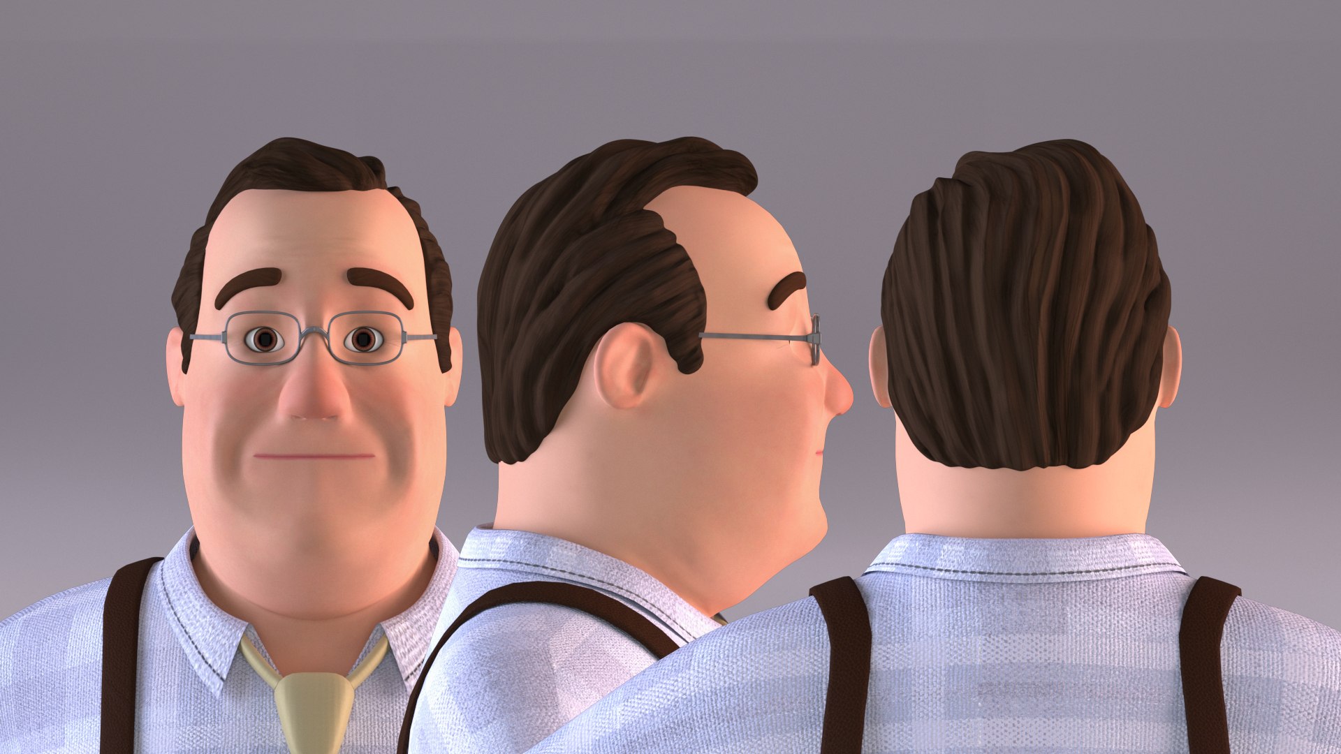 Cartoon Man 3 - Rigged 3D - TurboSquid 2179278