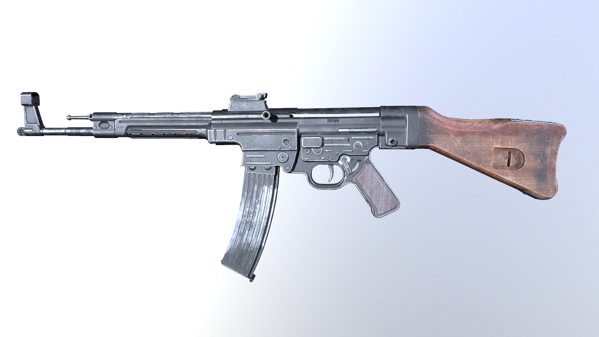 3d Model World War Rifle