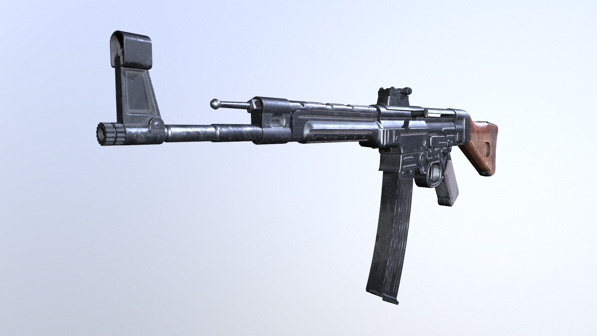 3d Model World War Rifle