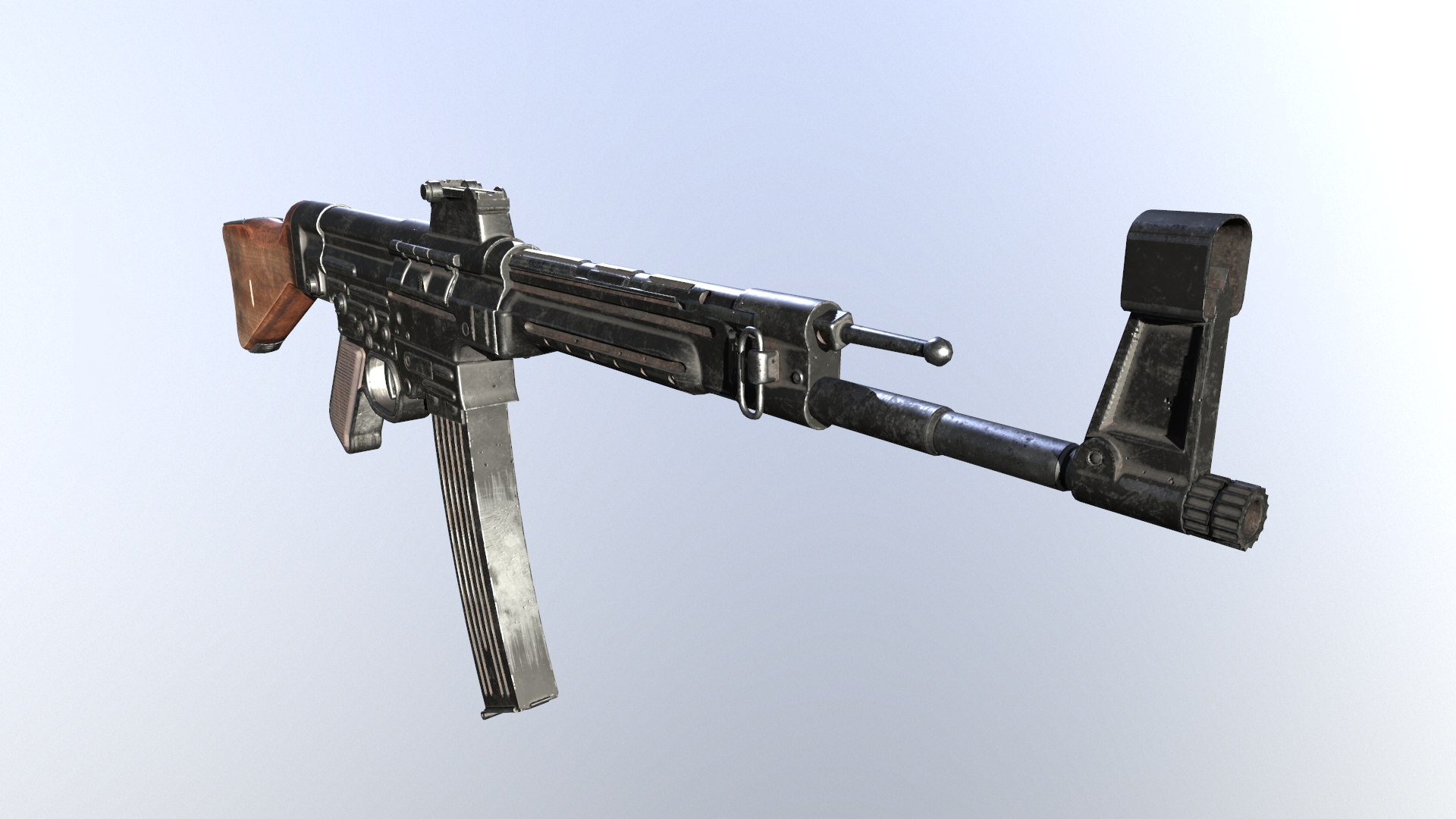 3d Model World War Rifle