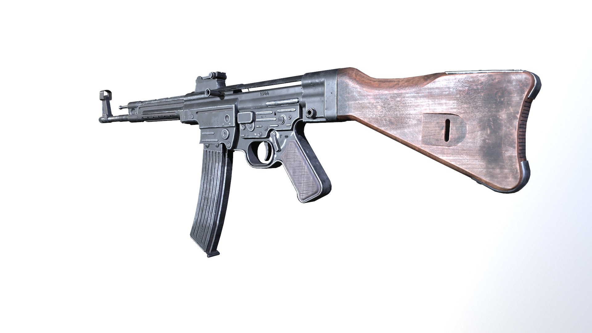 3d Model World War Rifle