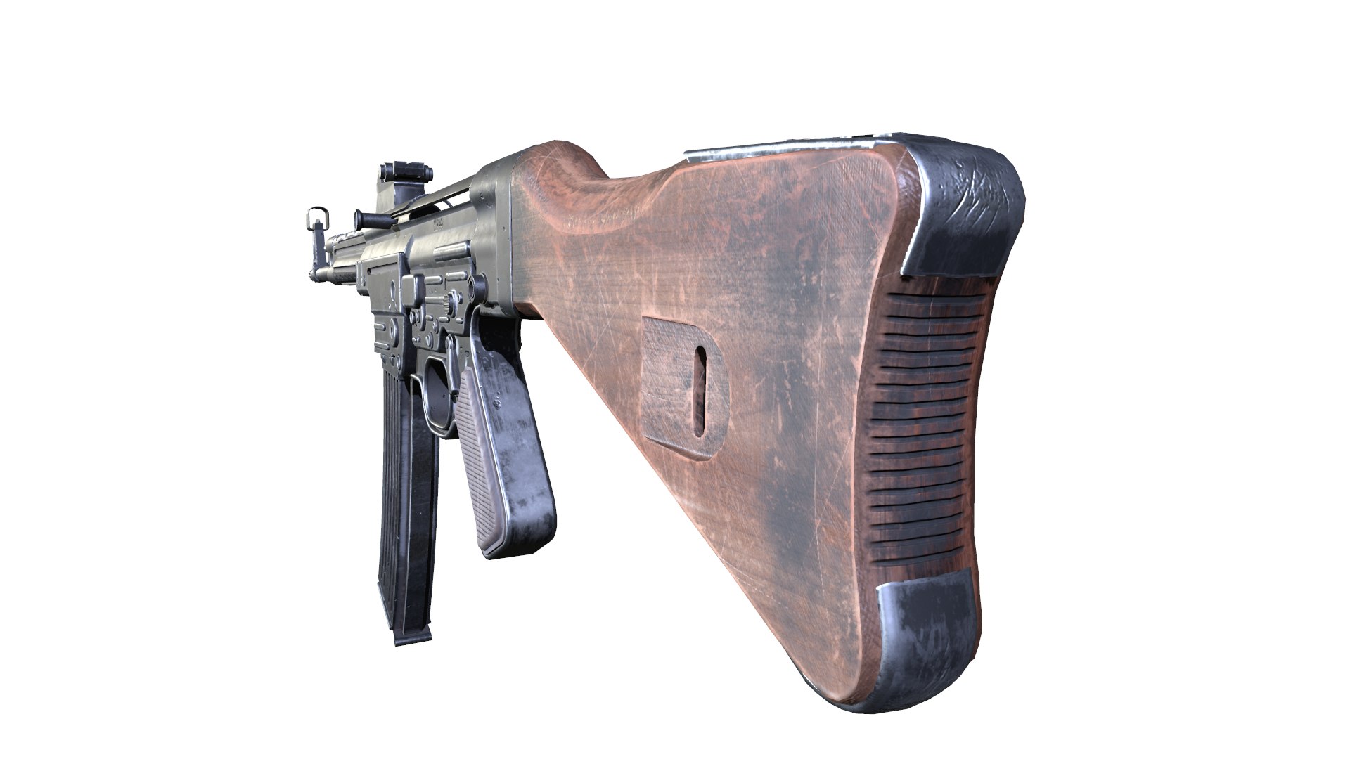 3d Model World War Rifle