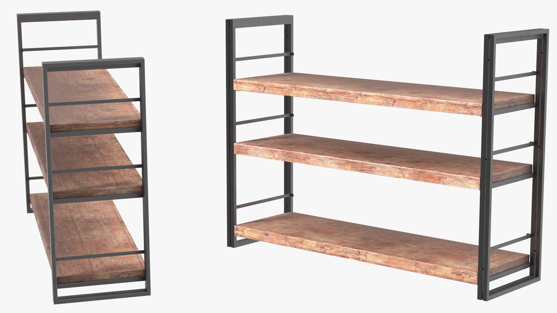 3D Storage Rack Industrial Style Model - TurboSquid 1997447