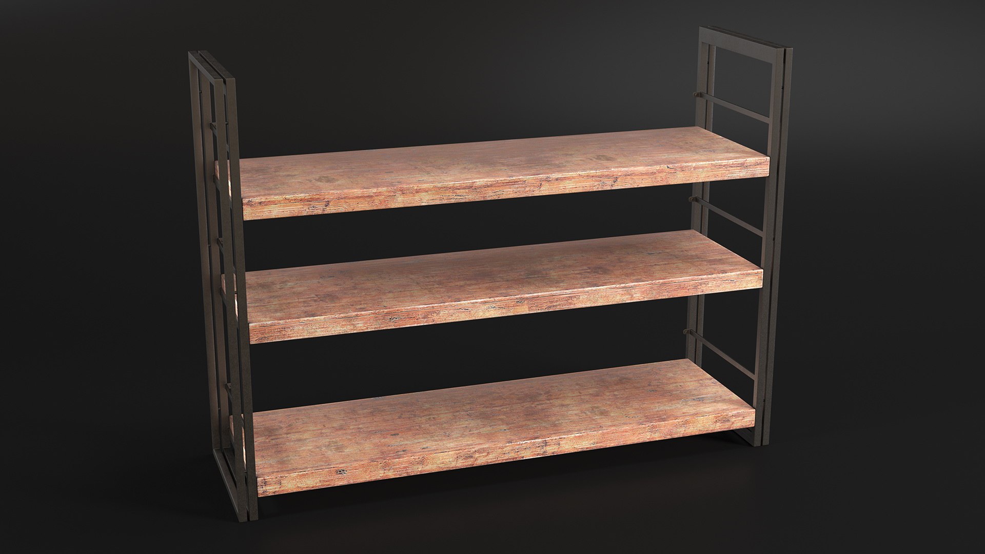 3D Storage Rack Industrial Style Model - TurboSquid 1997447