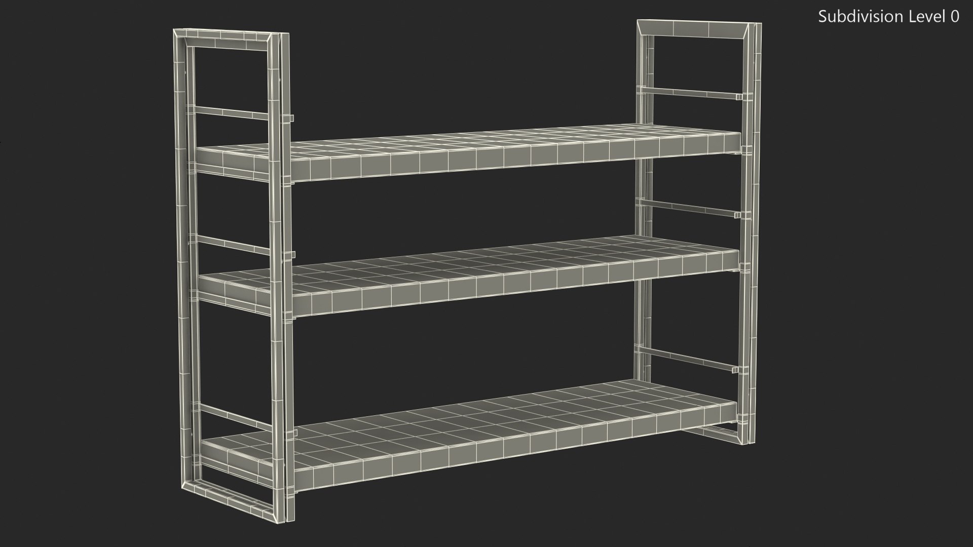 3D Storage Rack Industrial Style model - TurboSquid 1997447