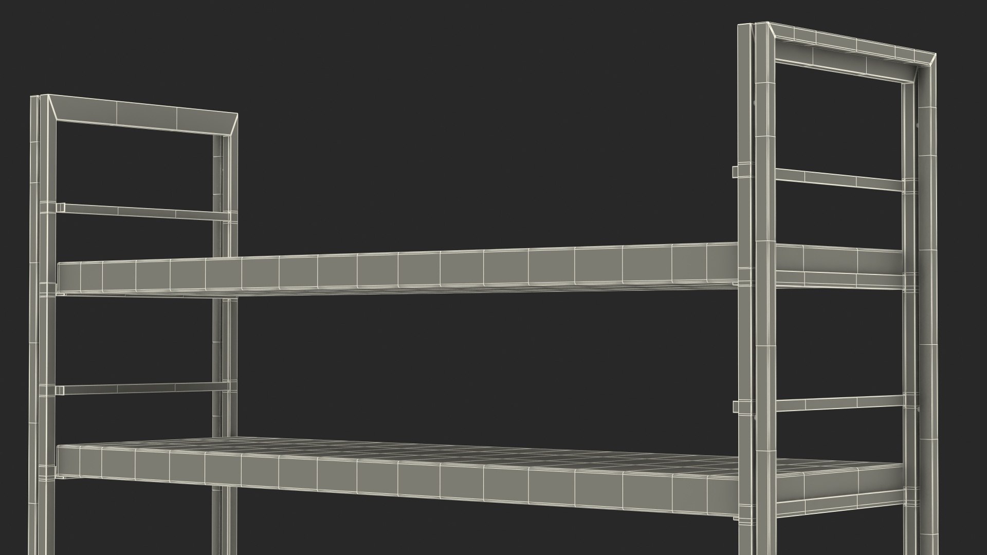 3D Storage Rack Industrial Style model - TurboSquid 1997447