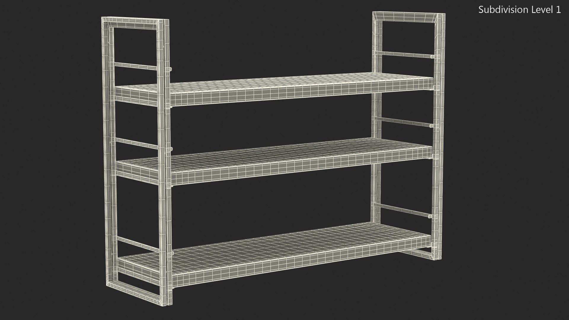 3D Storage Rack Industrial Style model - TurboSquid 1997447