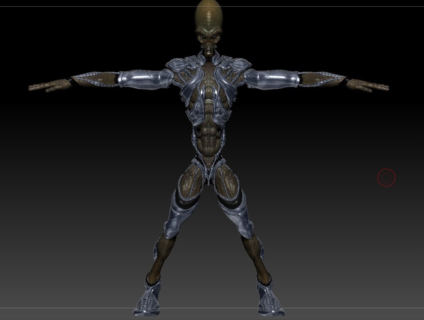 3d Model Alien Armor