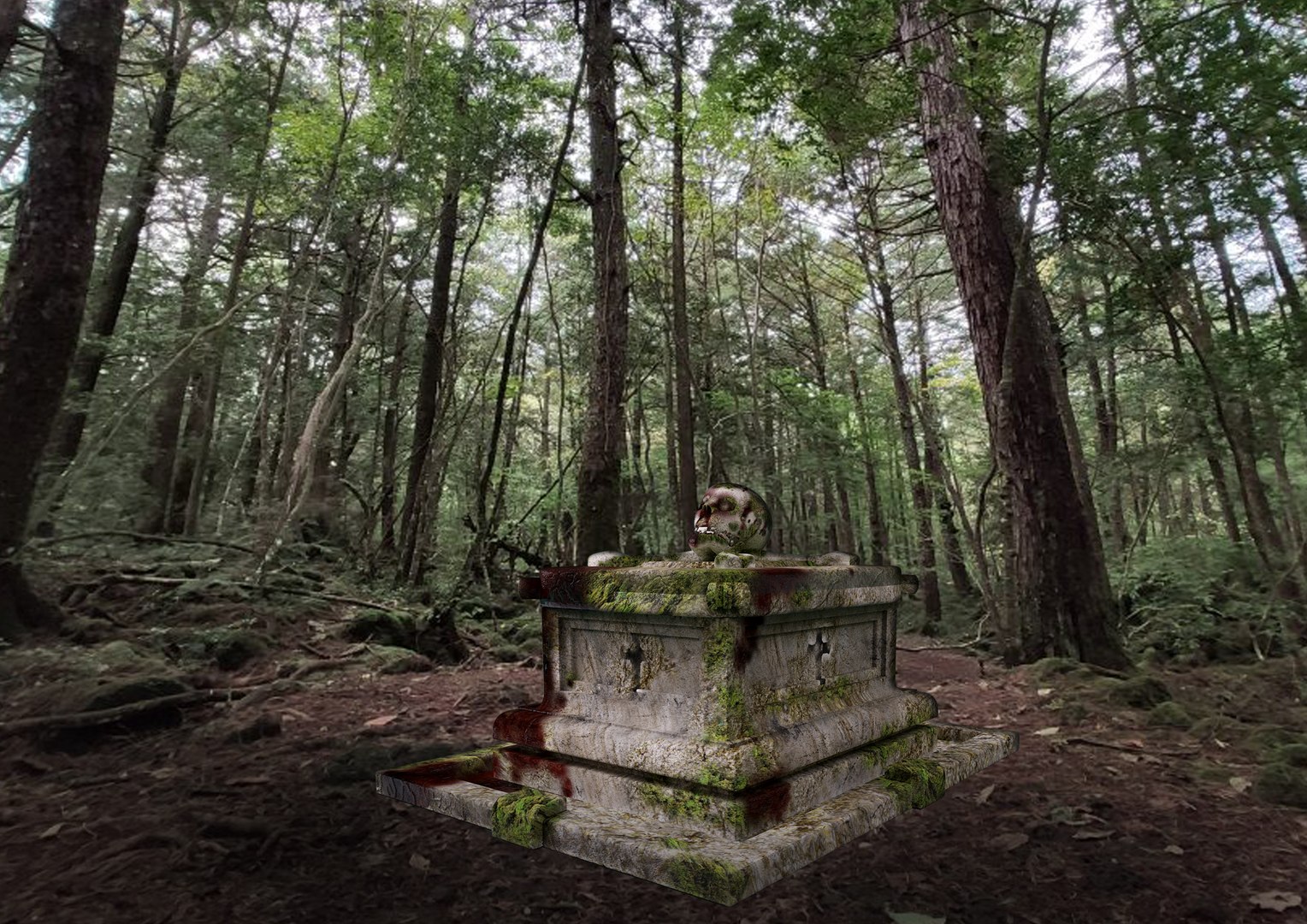 Historic stone crate grave 3D - TurboSquid 1485604