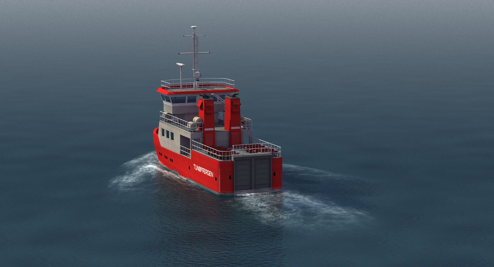 3D Commuter Ferry Boat Model - TurboSquid 1386044