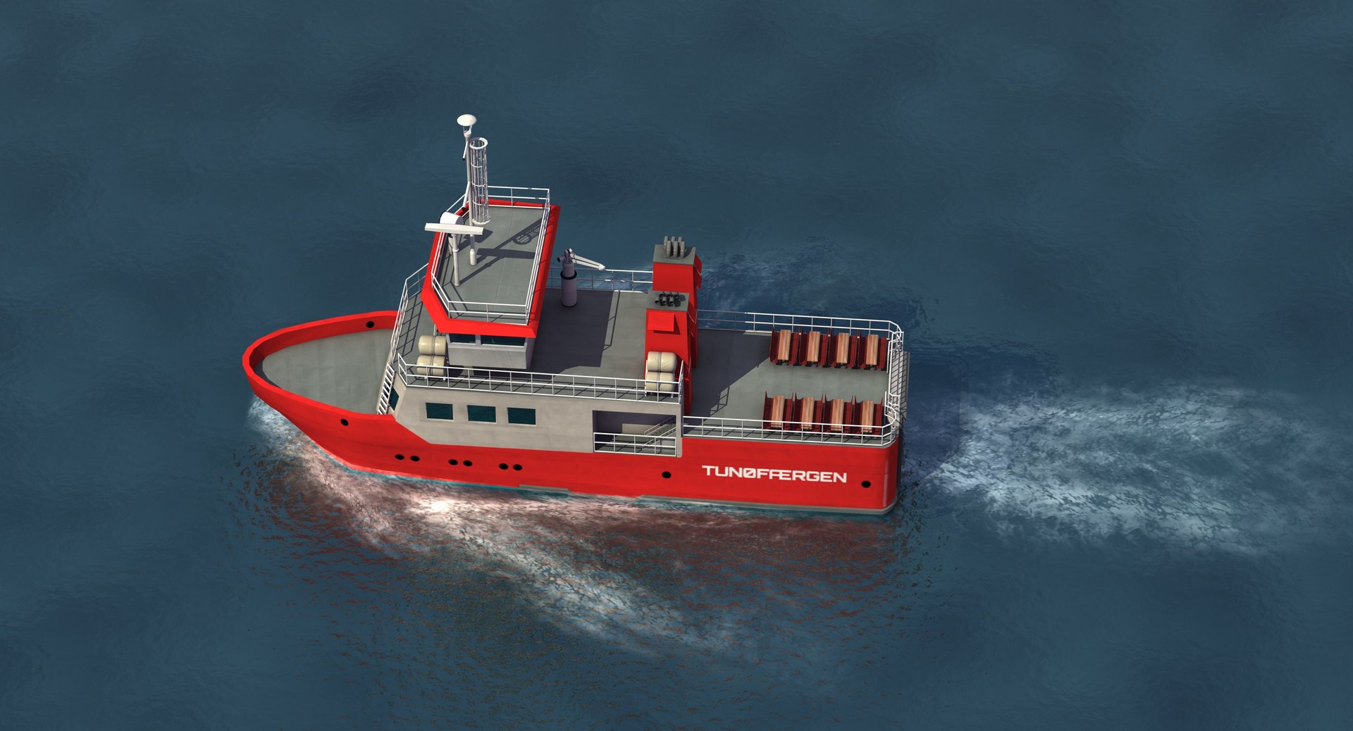 3D Commuter Ferry Boat Model - TurboSquid 1386044