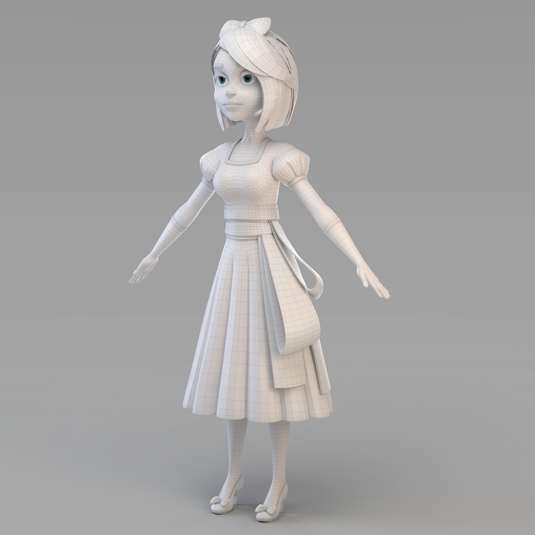 3D Snow Princess - TurboSquid 1620768