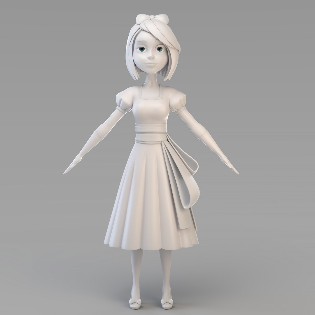 3D Snow Princess - TurboSquid 1620768