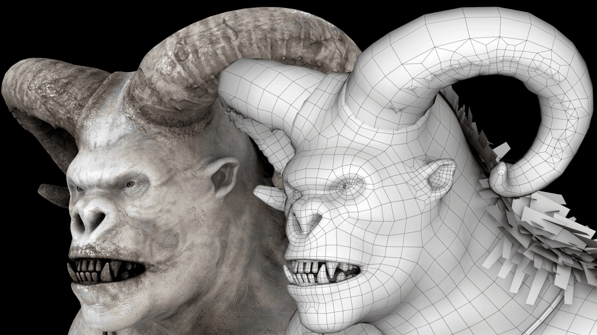 3D Demon Faun - TurboSquid 1871703