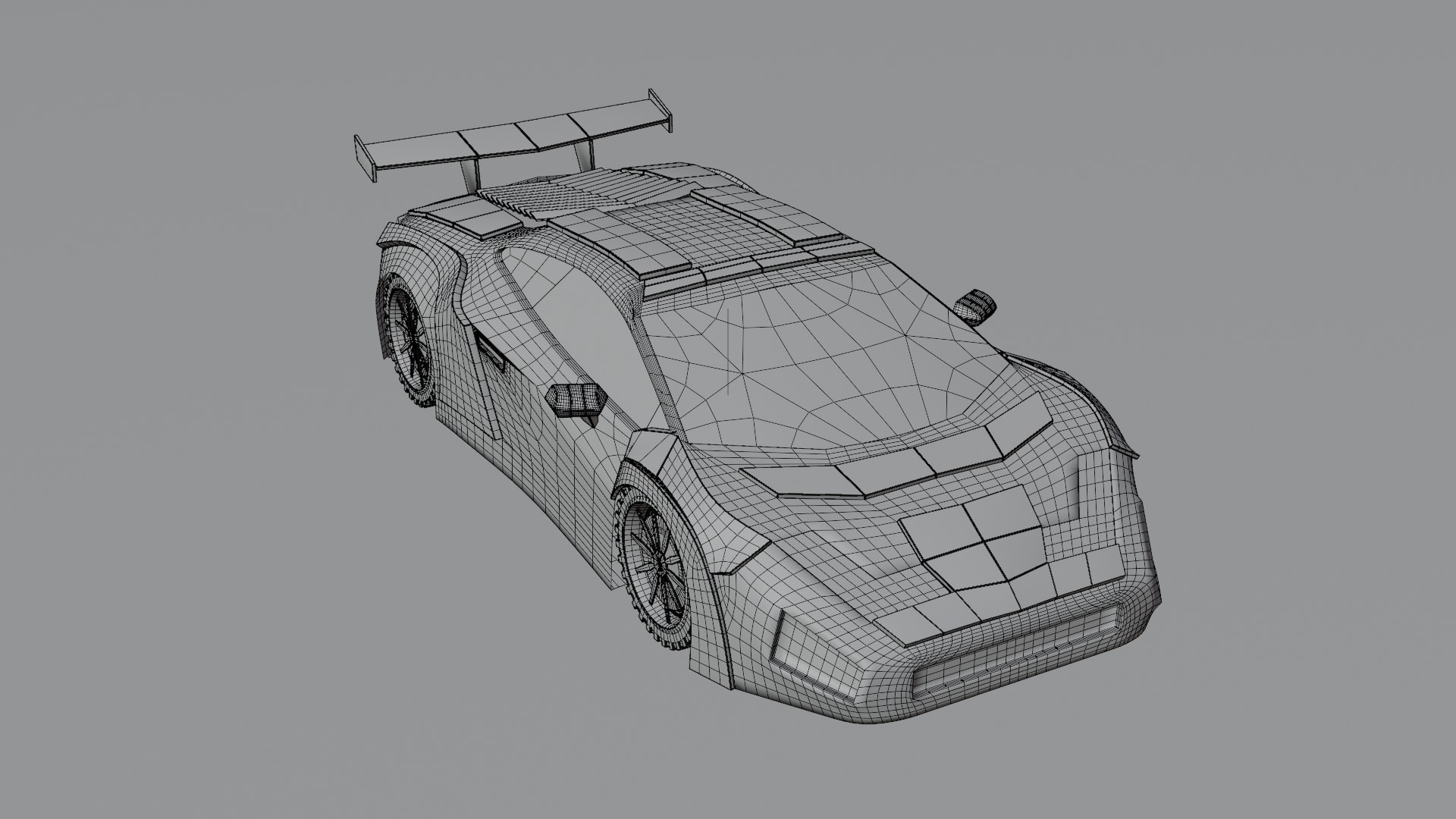 Sci-Fi Super Car 3D Model - TurboSquid 2119049