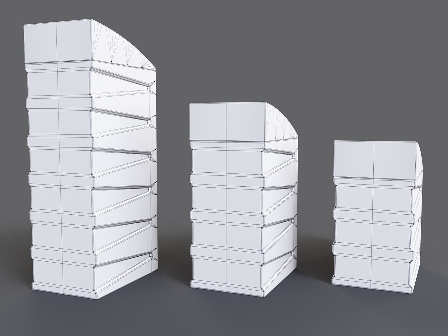 Plastic Storage Lockers PBR 3D Model - TurboSquid 2003906