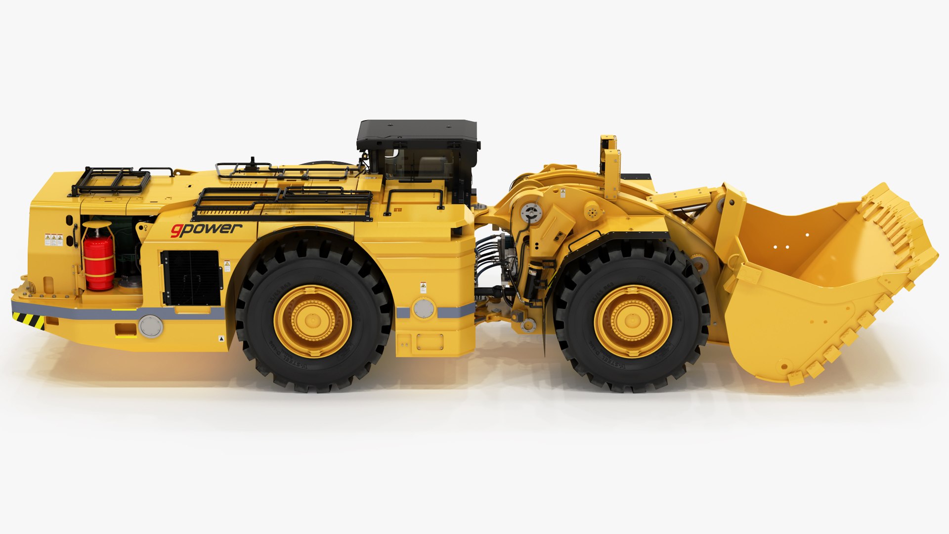 Underground Mining Loader 3D model - TurboSquid 2080151