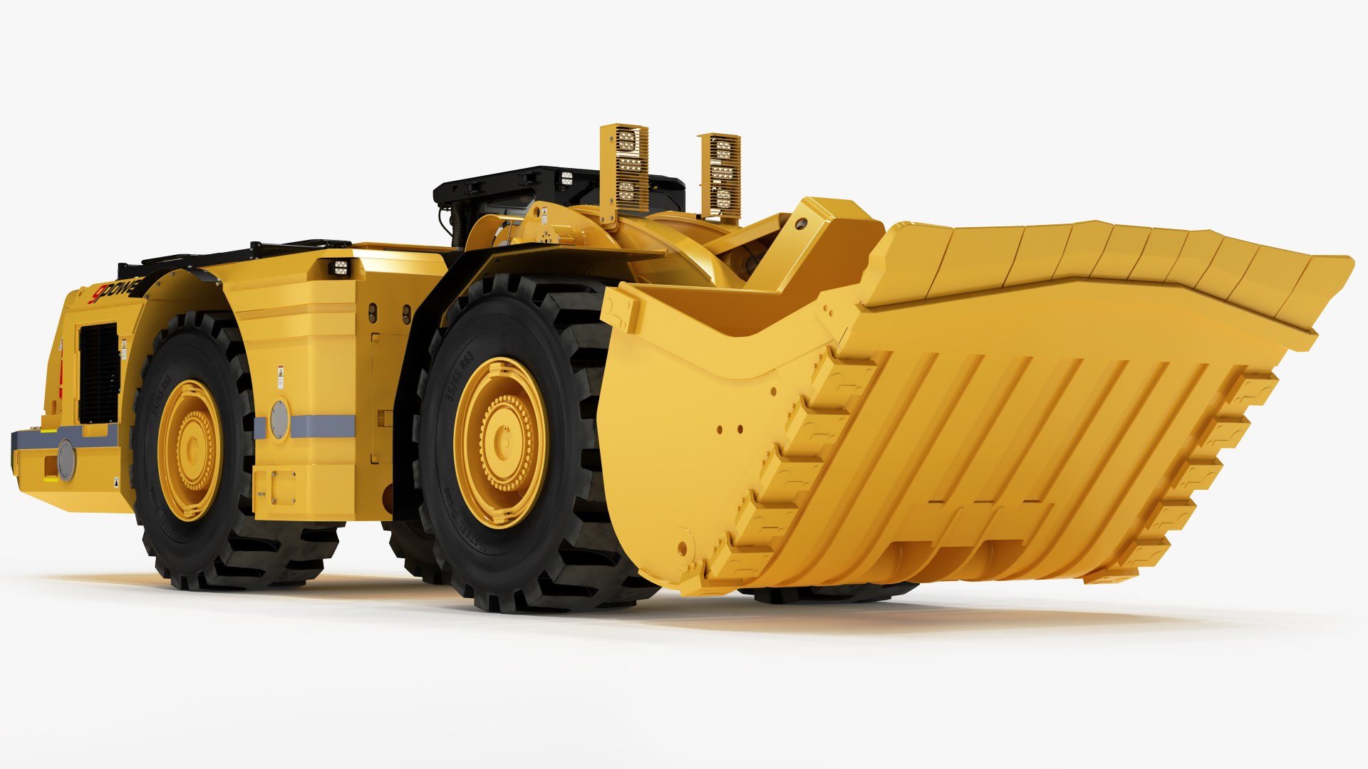 Underground Mining Loader 3D model - TurboSquid 2080151