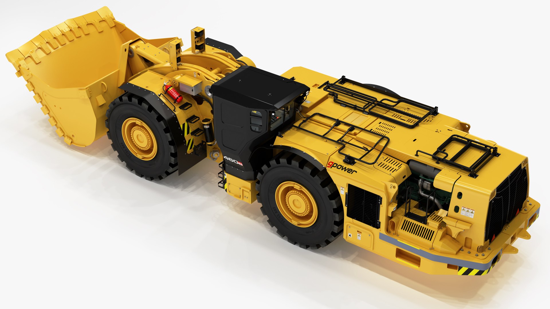 Underground Mining Loader 3D model - TurboSquid 2080151